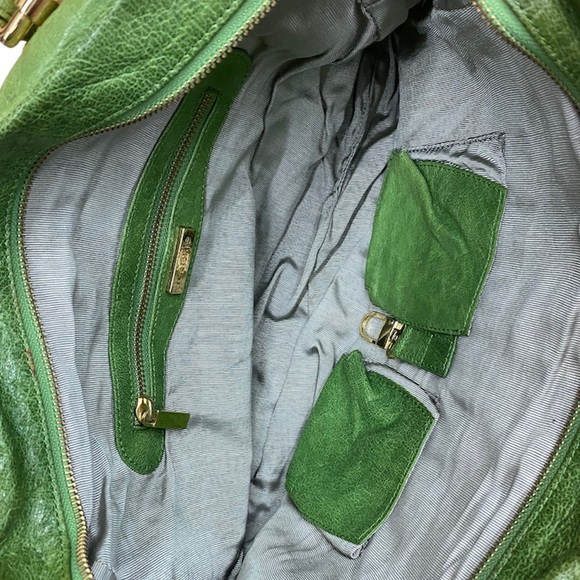 Treesje | Bags | Treesie Green Purse 3 In Fantastic Condition No Flaws ...
